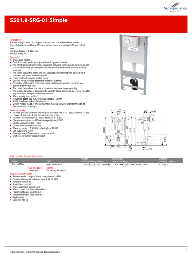 Technical Sheet s5018 SRG 01 Simple v2 | PDF | Drywall | Screw