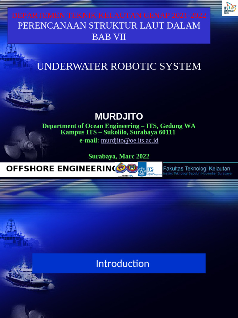 CH 10 - Underwater Robotic | PDF