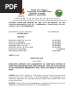 Sample SK Resulution For Augmentation | PDF | Government