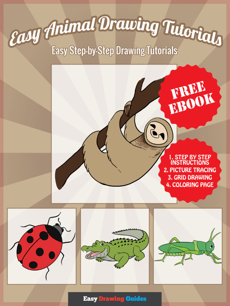 Easy Animal Drawing Tutorials Free Ebook Final Updated | PDF