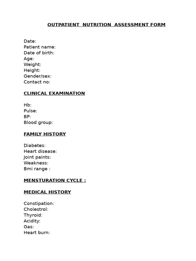 Counselling Form | PDF