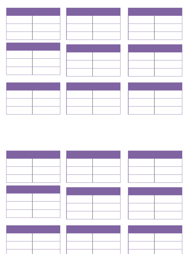 Scoring Matrix Pdf