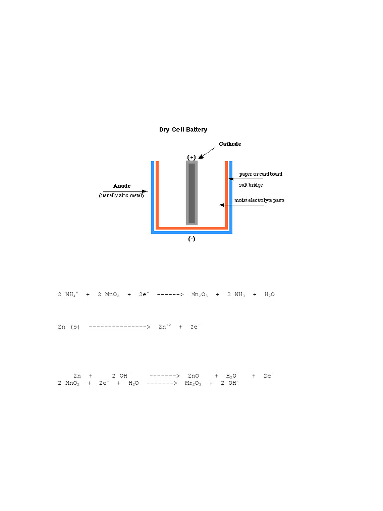 Dry Cell | PDF