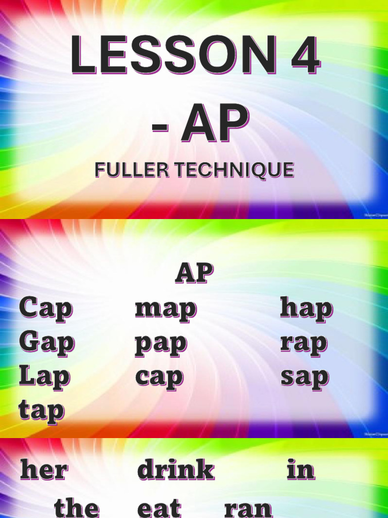 AP Fuller Technique Lesson 4 | PDF