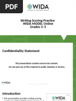 WIDA Writing Rubric | PDF | Vocabulary | Word