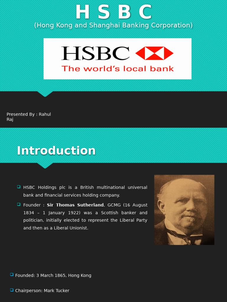 HSBC Rahul ppt | PDF | Hsbc | Private Sector