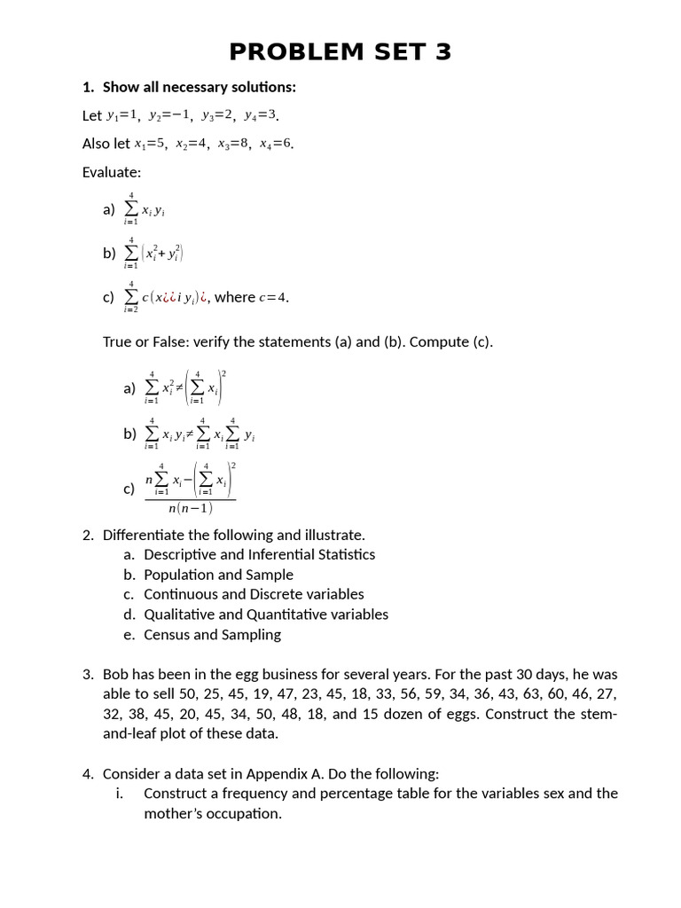PROBLEM-SET-2-STT101-B12 | PDF
