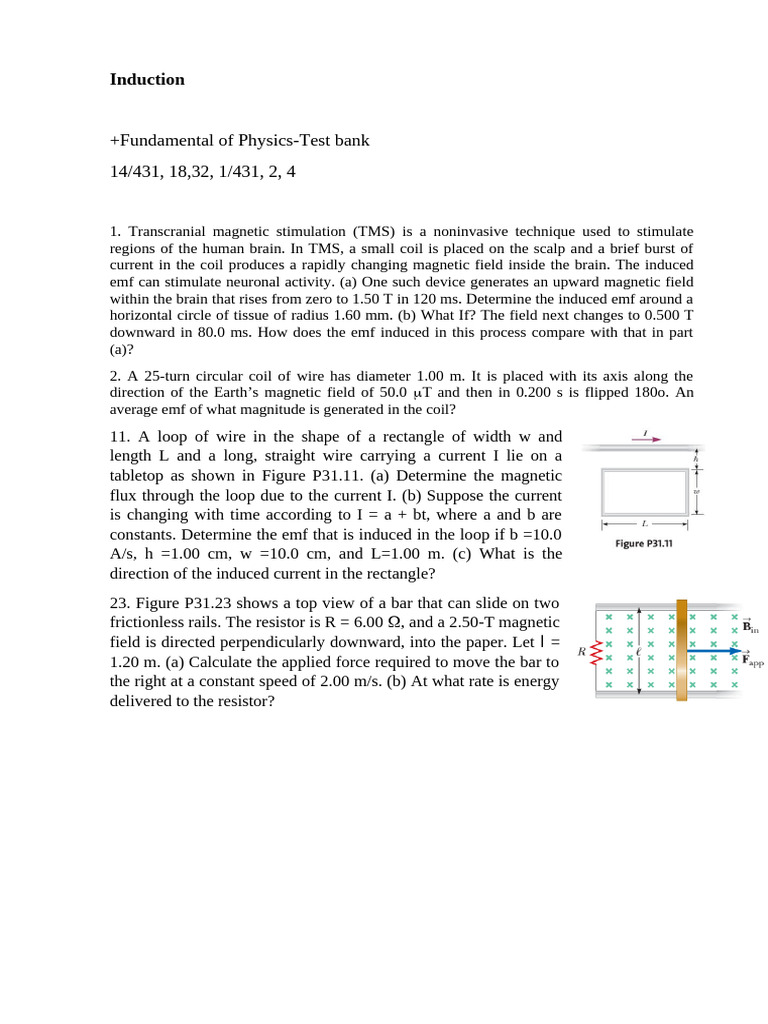 First Day - Induction-Maxwell Equations1 | PDF