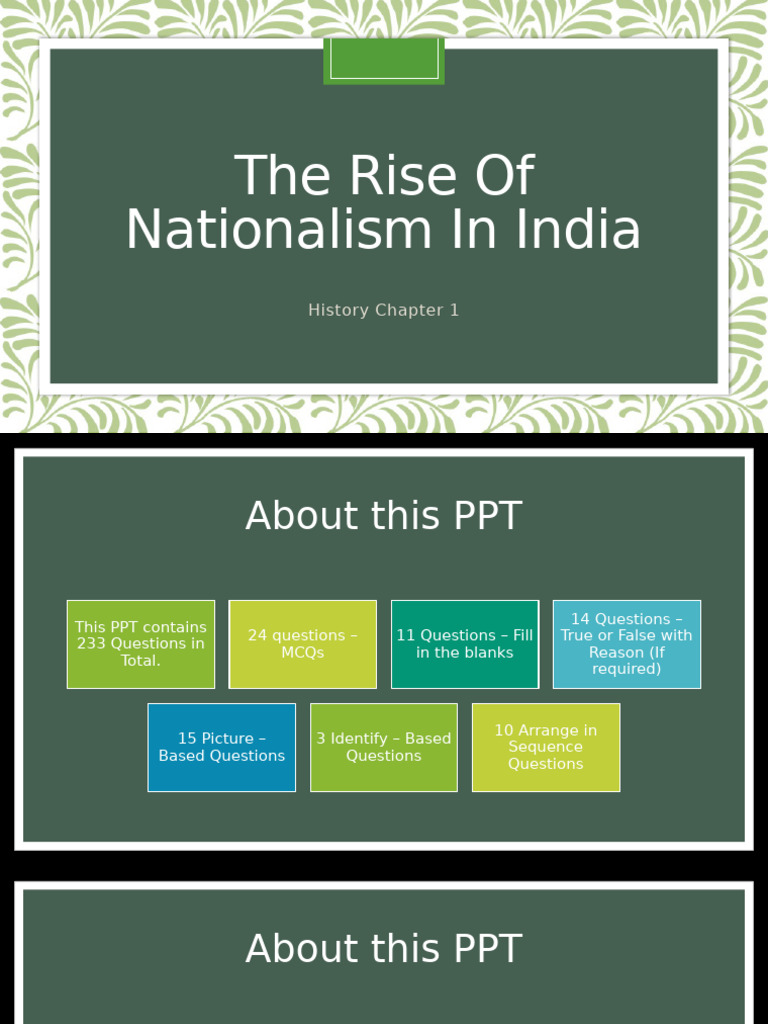 The Rise of Nationalism in India | PDF