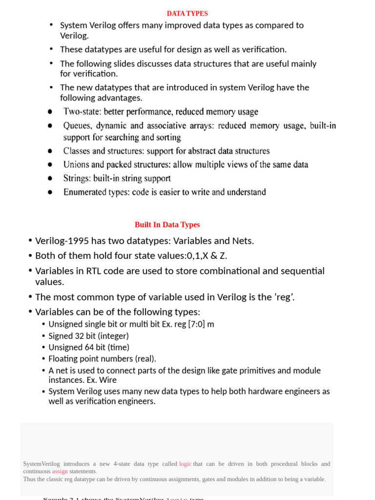 AVLSI DataTypes | PDF | Data Type | Integer (Computer Science)