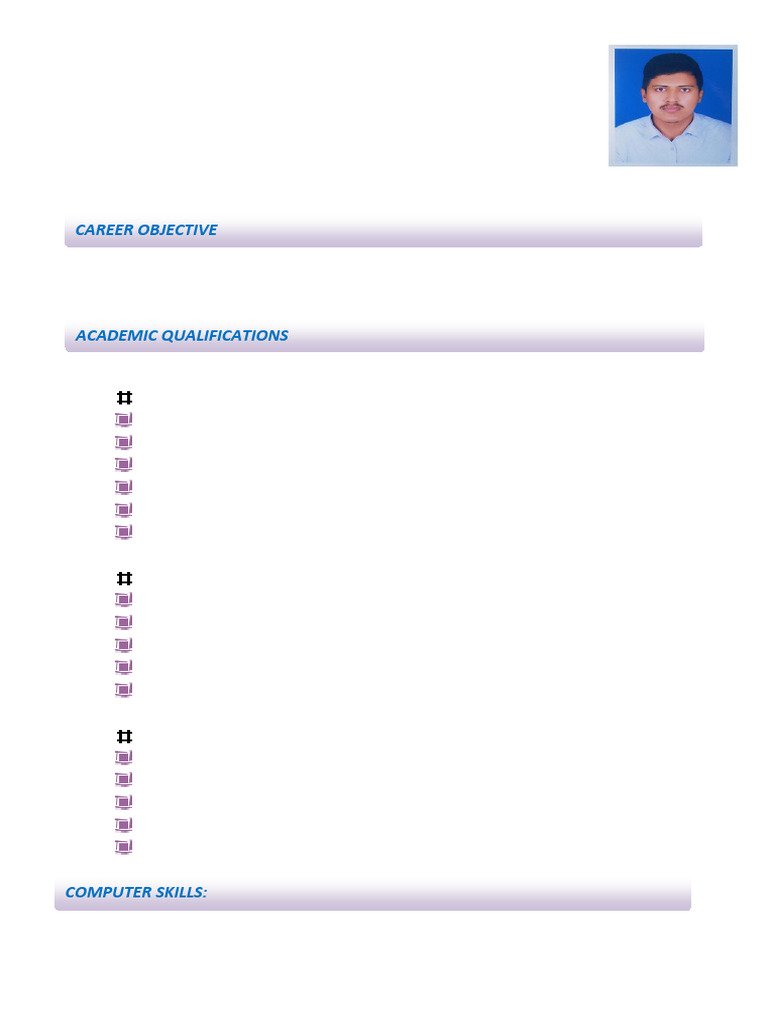 Curricullum Vitea OF: Md. Emon Ahmmed | PDF