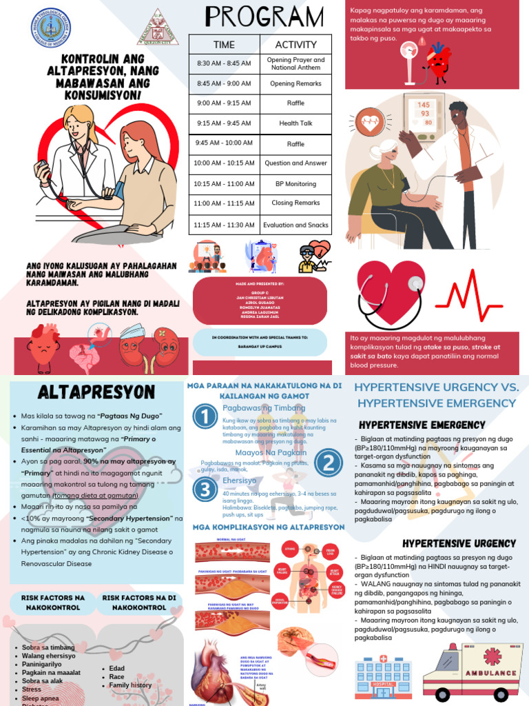 Group C - Health Talk Hypertension | PDF