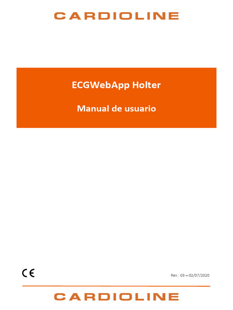 ECGWebApp Holter Manual de Usuario | PDF | Hardware de la computadora ...