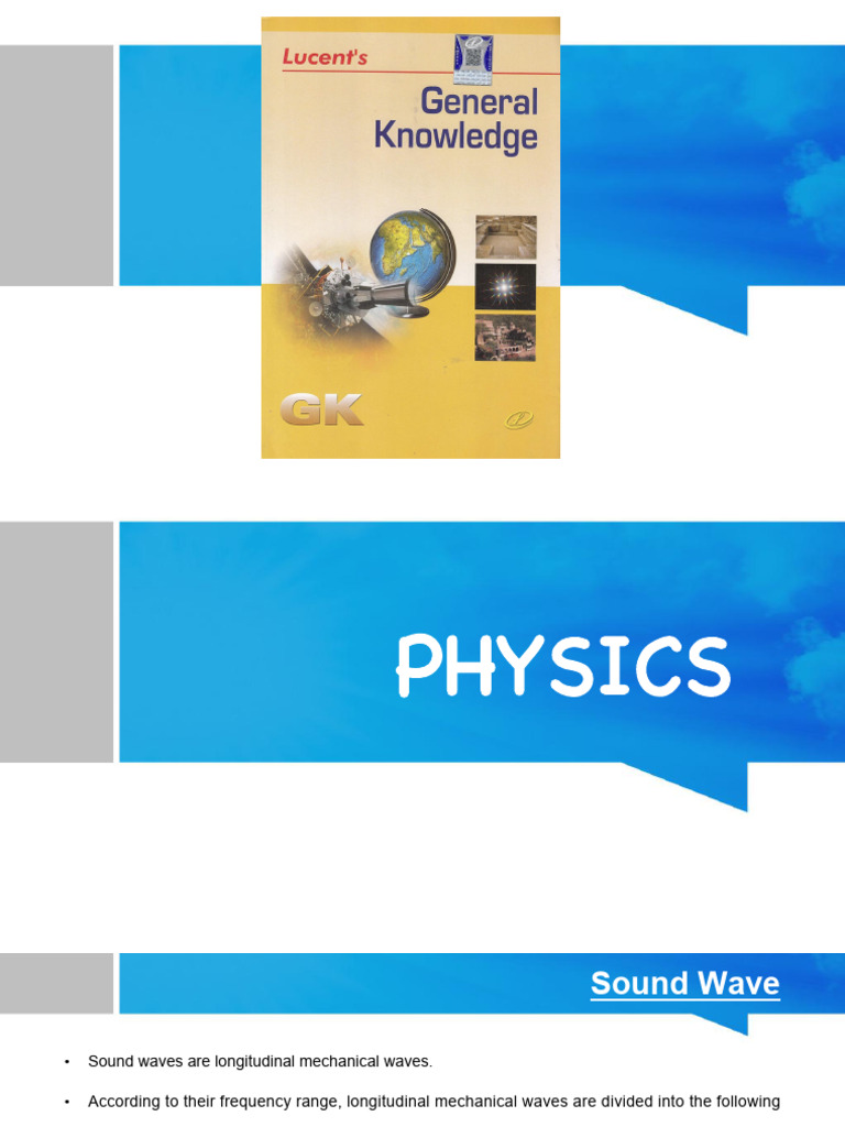 Physics 10 | PDF | Sound | Waves