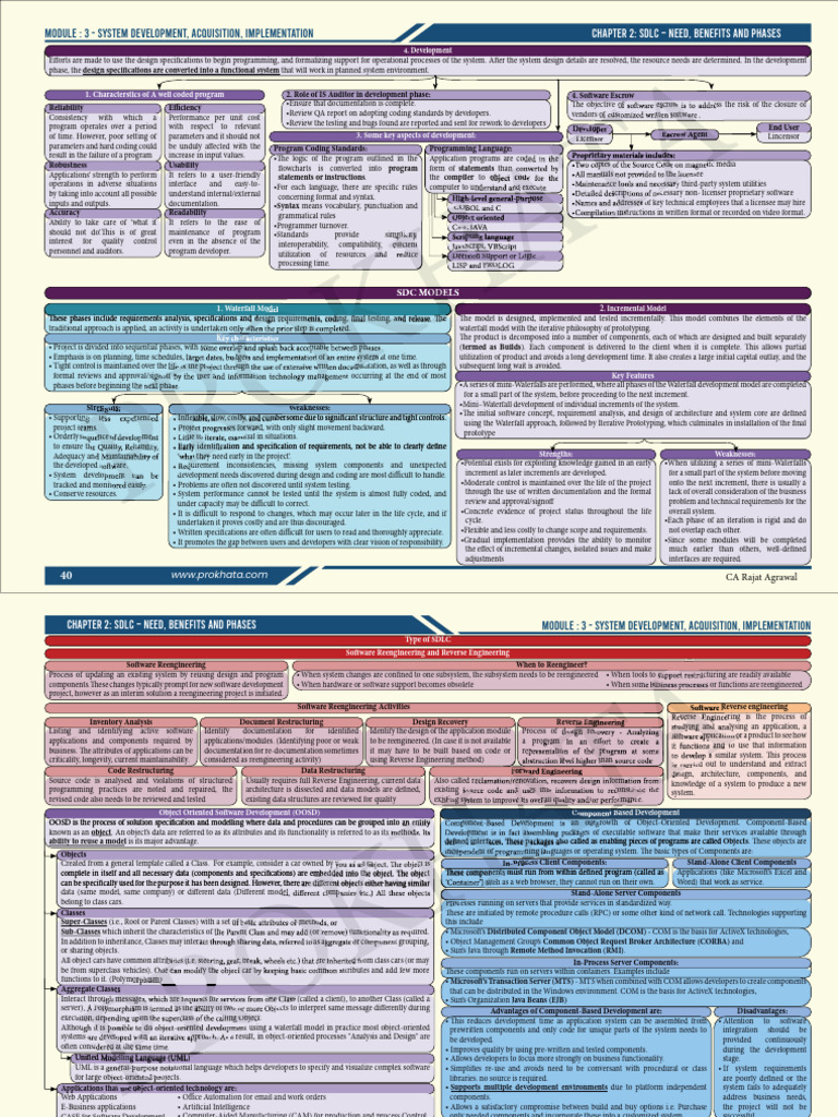 Incremental vs Waterfall SDLC Models | PDF | Object (Computer Science ...