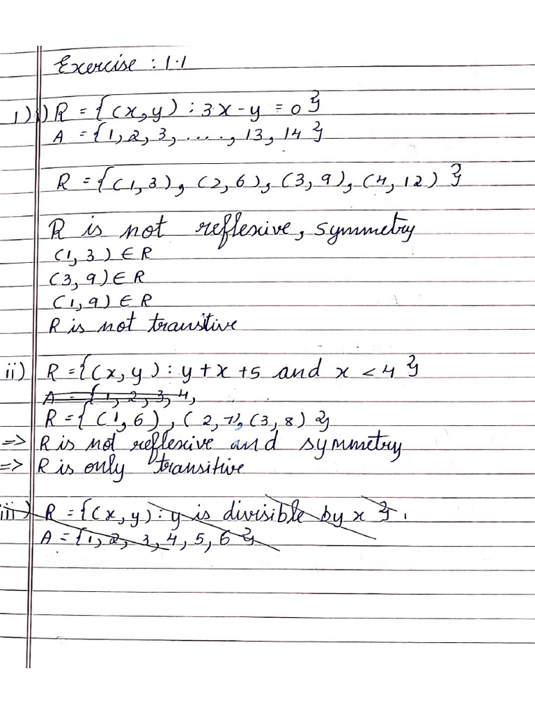 Relation and Function XII | PDF