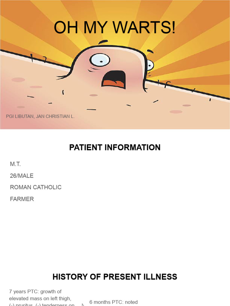 Pgi Libutan - Verruca Vulgaris | PDF | Medical Specialties | Diseases And Disorders