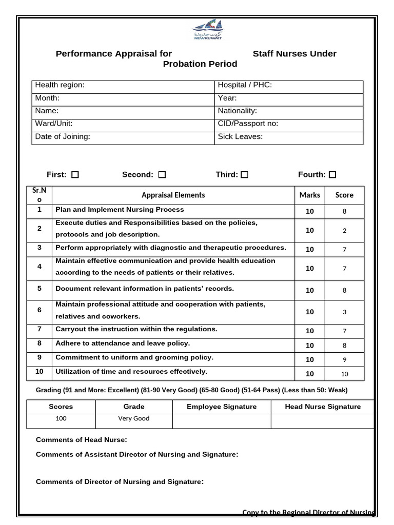 Locum Evaluation Form New | PDF | Nursing | Health Care