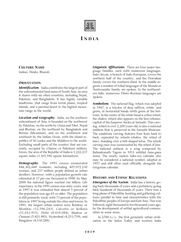 Overview of India's Culture and Geography | PDF | British Raj | Caste