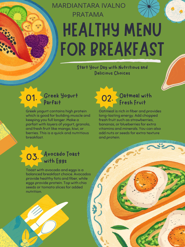 Nutritious Breakfast Ideas for Energy | PDF