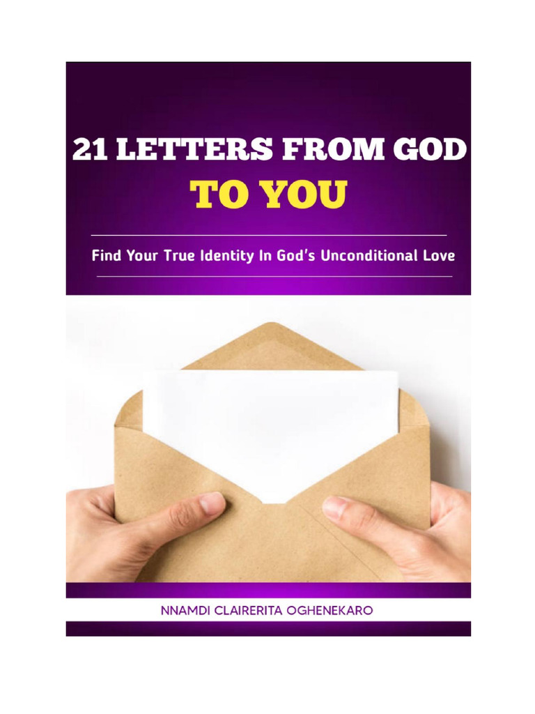 21 Letters From God To You | PDF | Love | Jesus