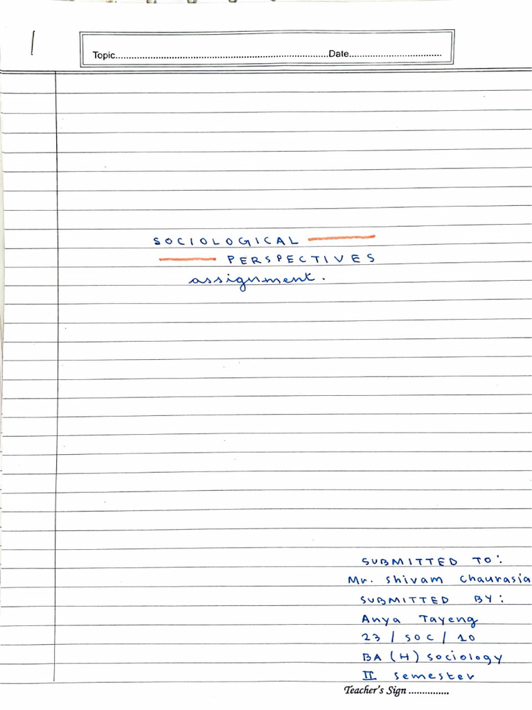 SP Assignment - Anya Tayeng | PDF