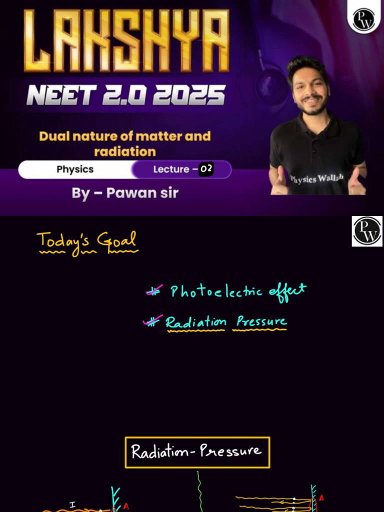Dual Nature of Radiation and Matter 02 Classnotes PDF | PDF