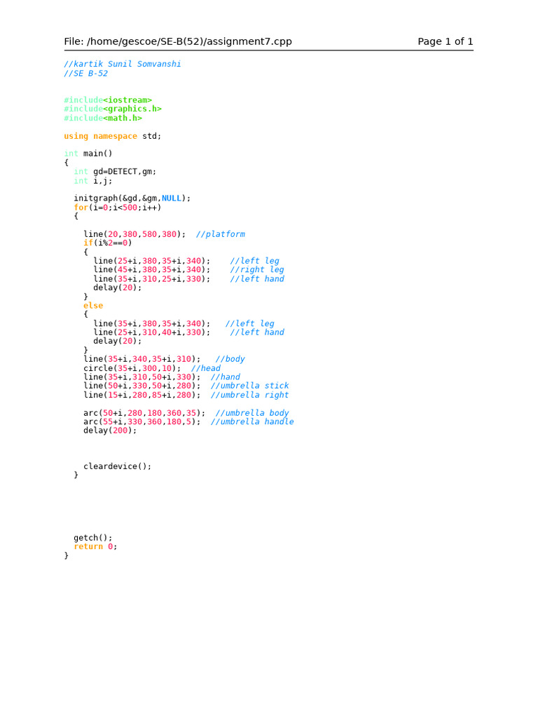 Assignment7 CPP | PDF