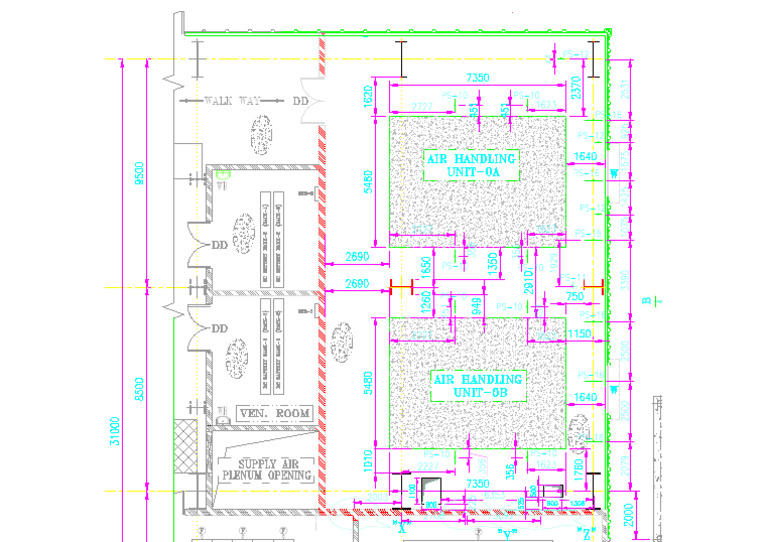 AHU Foundation Plan | PDF