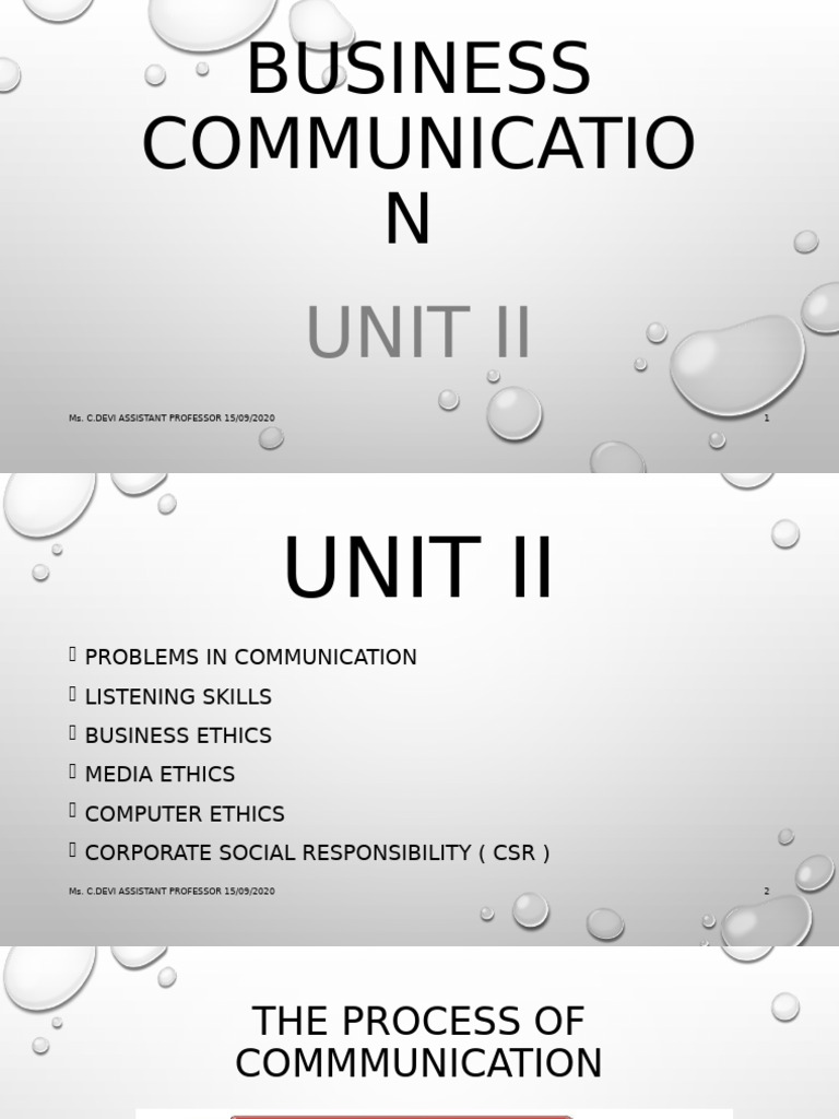 business communication | PDF | Communication | Human Communication