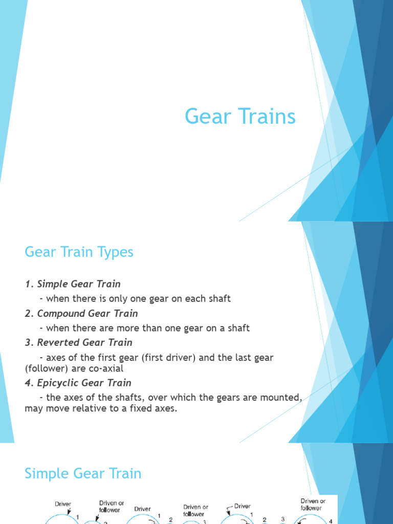 Gear Trains | PDF