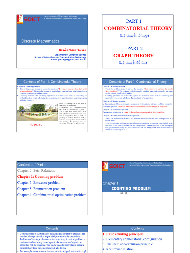 1_1_counting | PDF | Combinatorics | Algorithms