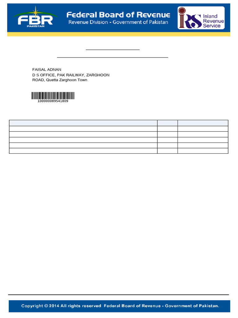 Declaration 5440015190511 | PDF | Taxes | Expense