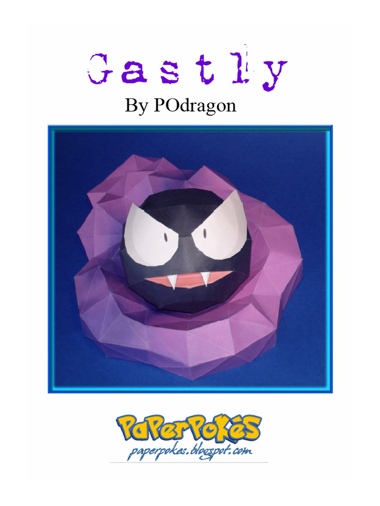 Gastly-A4 Shiny Lines | PDF