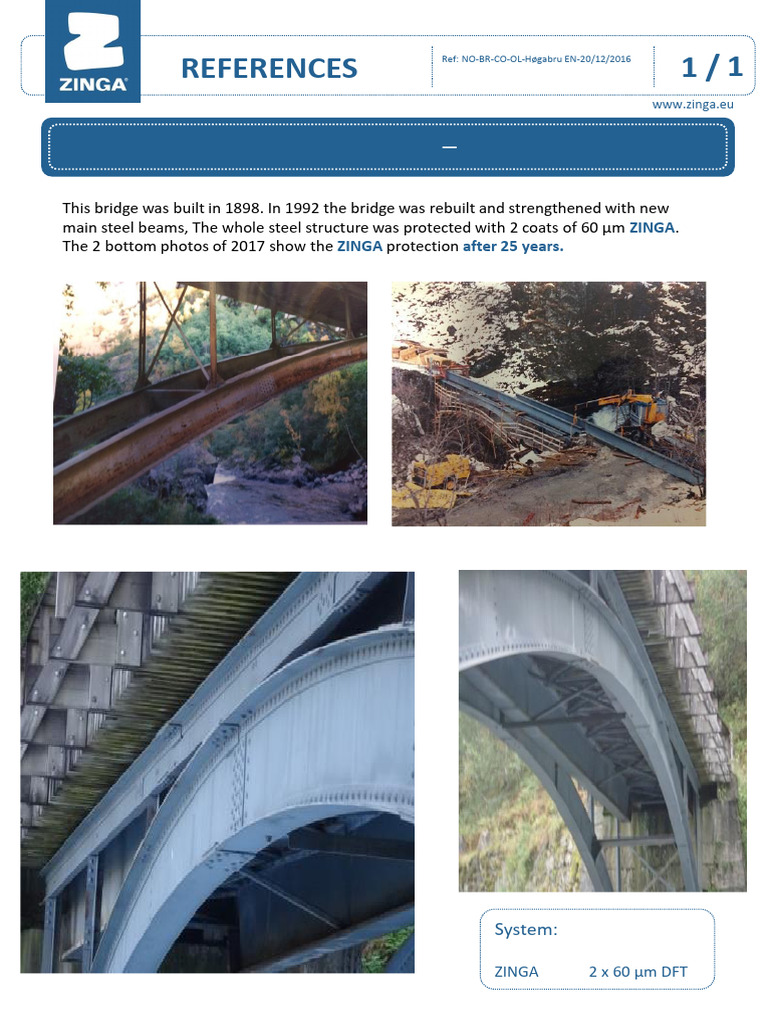 Høgabru Bridge's ZINGA Protection | PDF