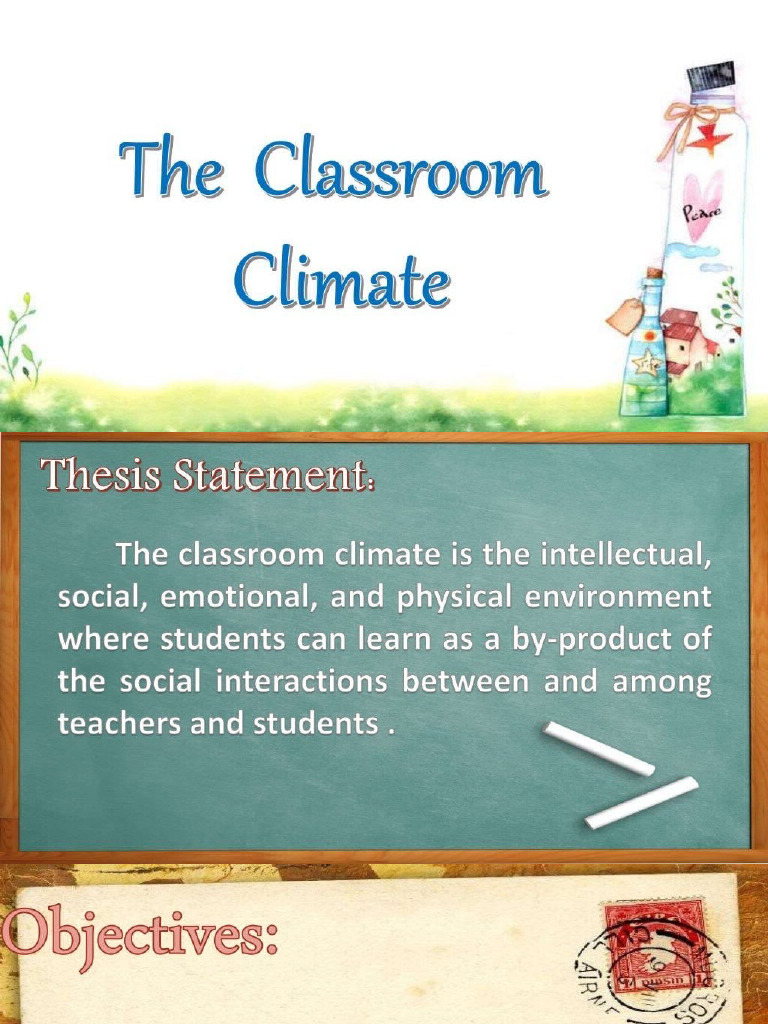 Module 23 The Classroom Climate | PDF
