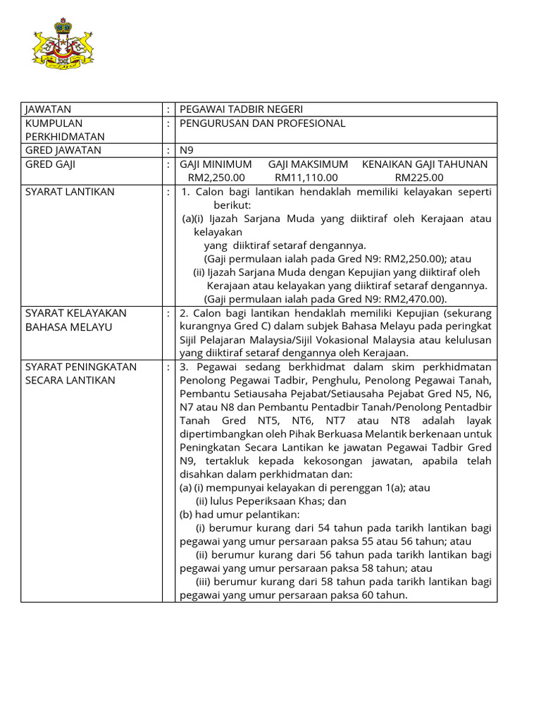 Suk-Mystep - 2024 - 2 - Pegawai Tadbir Negeri | PDF