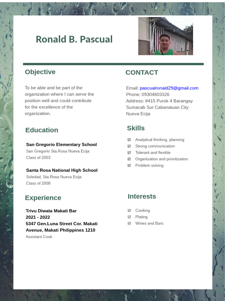 ronald.resume | PDF