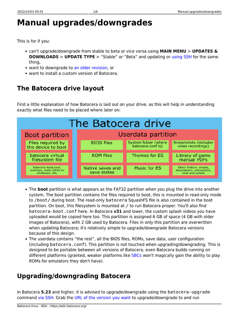 Manual Upgrades Downgrades | PDF | Booting | Backup