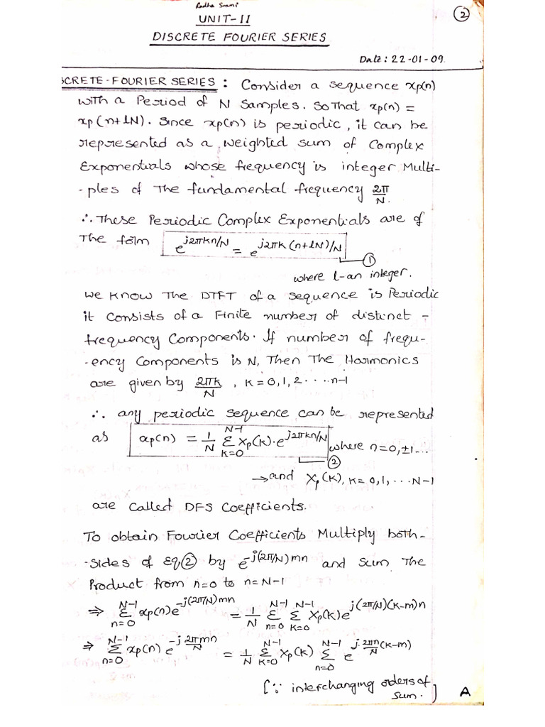 DSP Unit 3 DFT | PDF