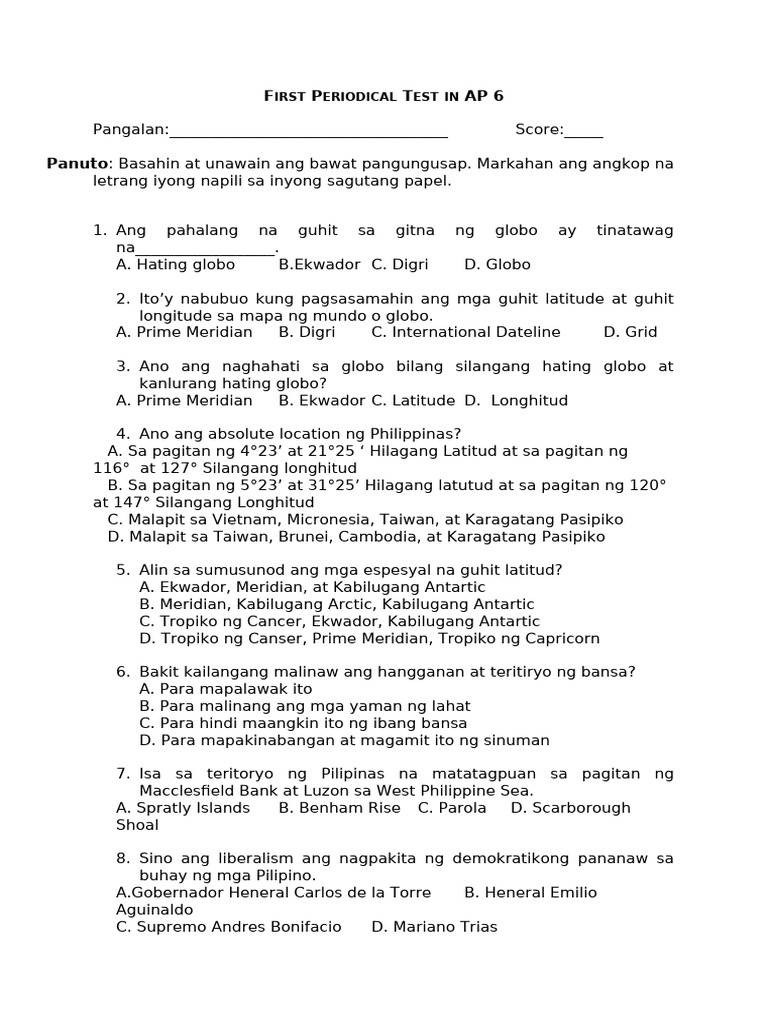 Ap 6 | PDF