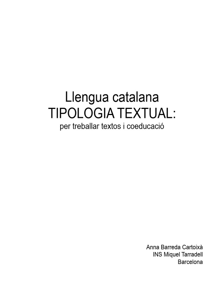 Tipologia Textual | PDF