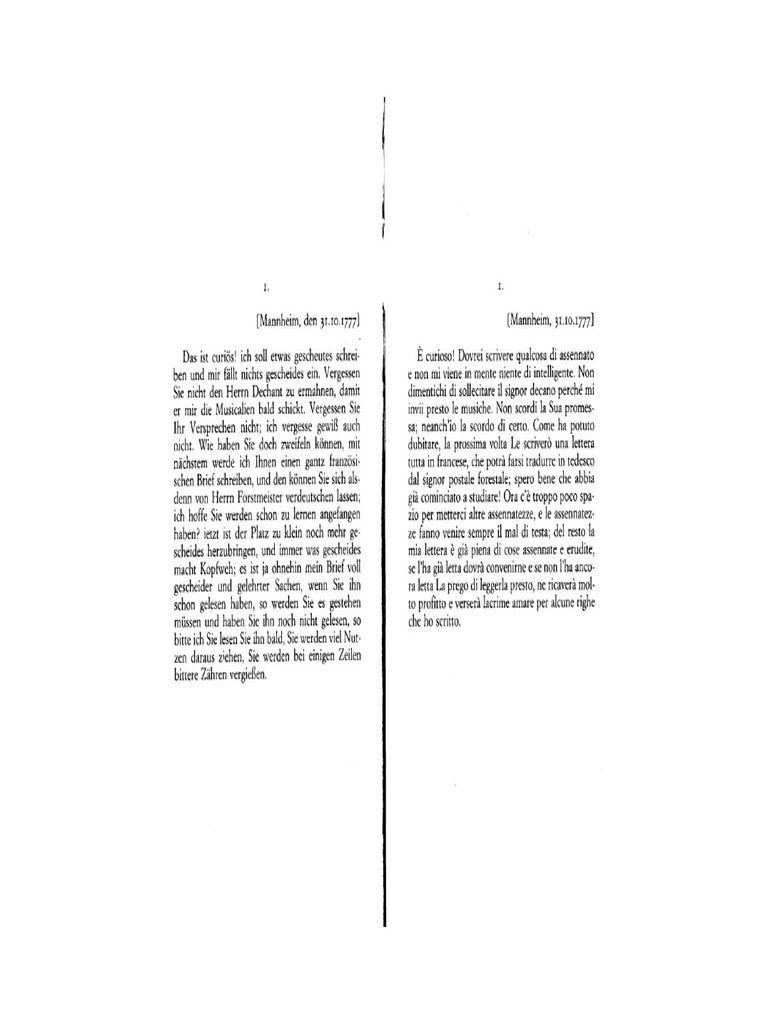 Wolfgang Amadeus Mozart - Lettere Alla Cugina (ITA) by Hufeland | PDF