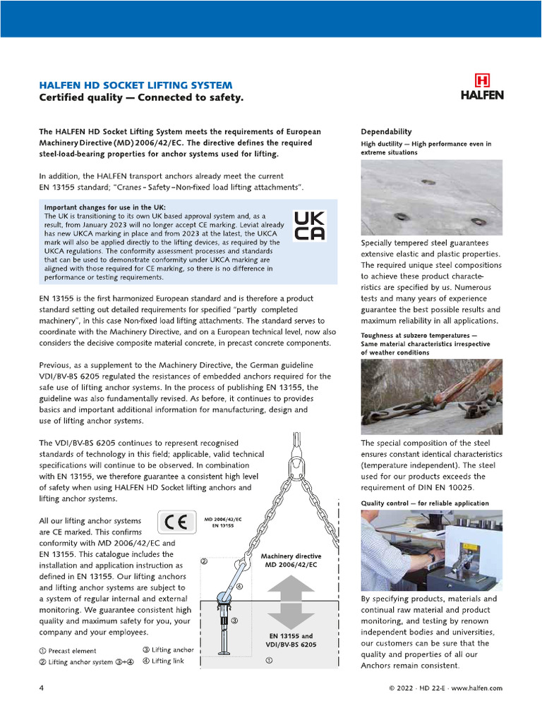 HALFEN HD 22-En EuropeanRegulation | PDF