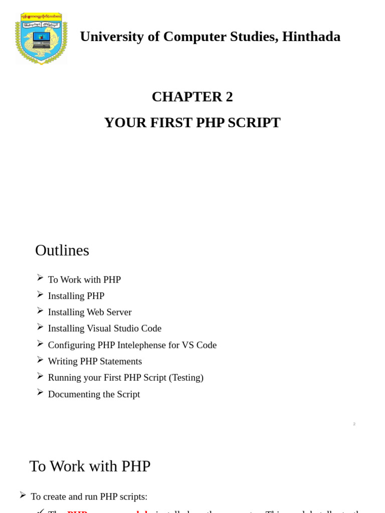 Chapter 2 | PDF | Php | Networking