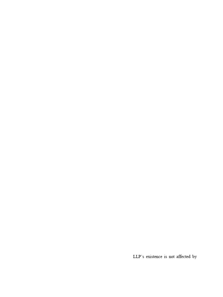 Limited Liability Partnership - Notes | PDF | Limited Liability ...
