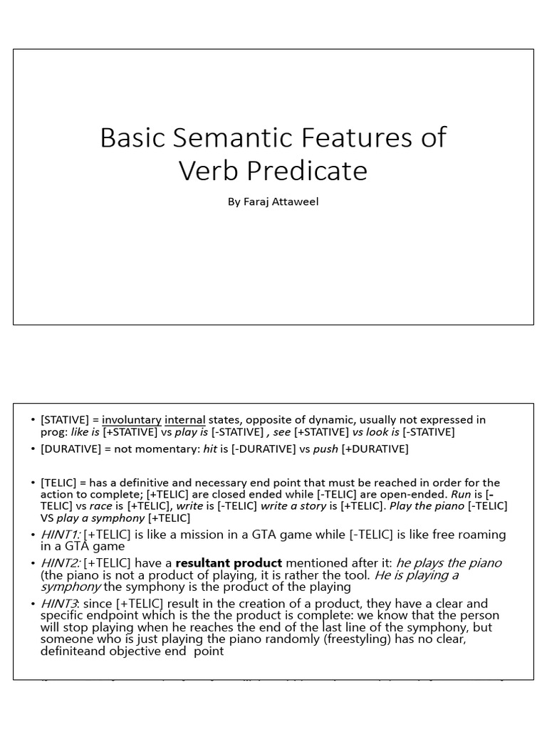 Semantics 4 | PDF | Linguistic Typology | Linguistics