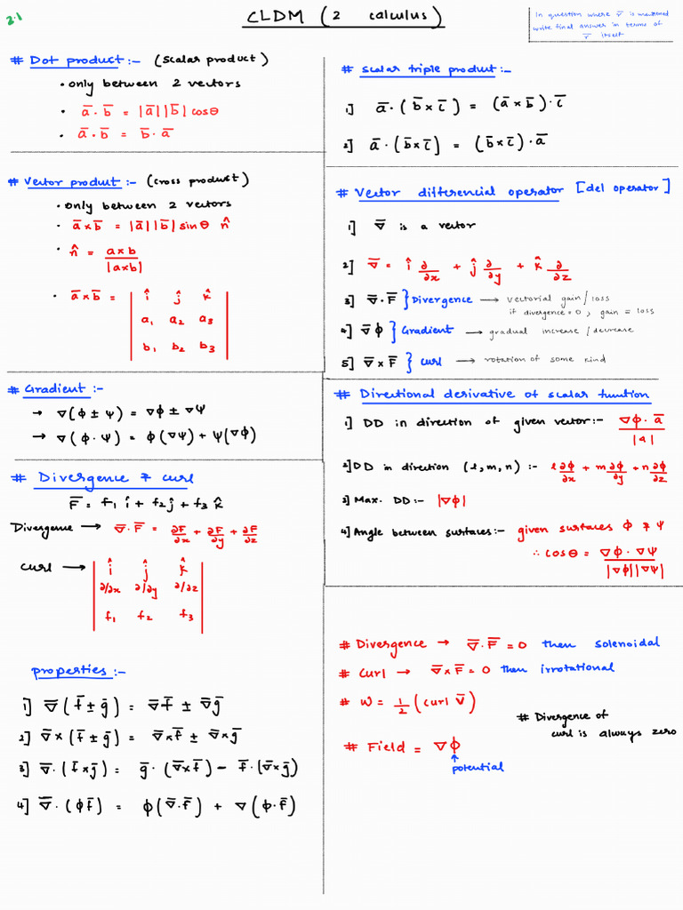 Maths Module 2 Short Notes - 240915 - 224353 | PDF