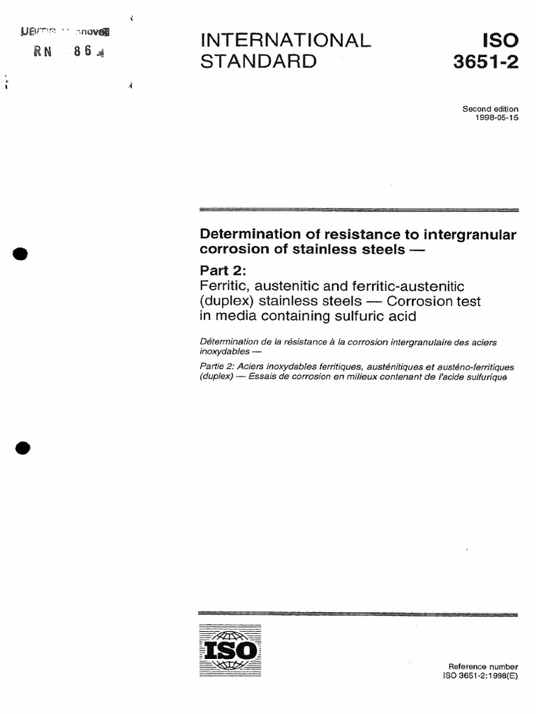 ISO 3651-2-1998 scan | PDF