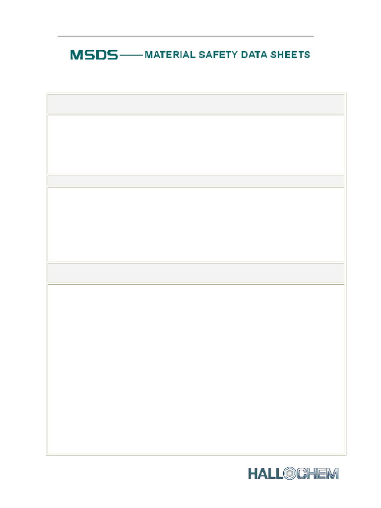 Hallochem Mextral 984N-C - MSDS - 20180420-025410-1 | PDF ...